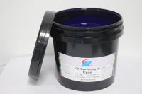 China Flexographic Four Color Cyan Ink Fast Curing Low Viscosity Strong Adhesion for sale
