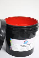 China Red UV Flexo Ink For Adhesive Labels Low Odor Fast Curing for sale