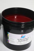 China LED Lamp Curing Red UV Ink Strong Adhesion Environmentally Friendly for sale