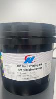 China LED UV Flexo Ink Printable Varnish Fast Curing Printable Hot Stamping for sale