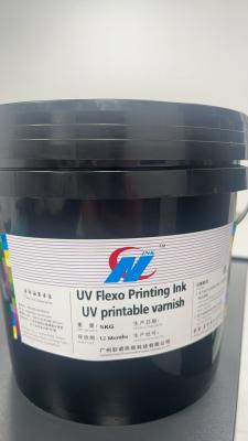 China LED UV Flexo Ink Printable Varnish Fast Curing Printable Hot Stamping for sale