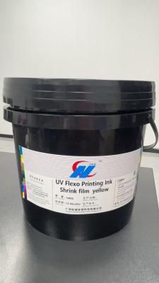China Shrink Film UV Resistant Ink Yellow Scratch Resistance Non Stick To Bottle Body for sale