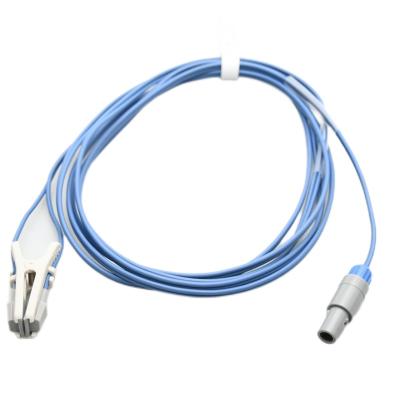China 2.8m Reusable SpO2 Sensor 6 Pin Veterinary SpO2 Sensor Compatible Mindray for sale