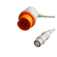 China 3.3 Meter IBP Transducer Cable Medical Grade Transducer Adapter Cable 10 Pin for sale