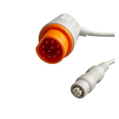 China 3.3 Meter IBP Transducer Cable Medical Grade Transducer Adapter Cable 10 Pin for sale