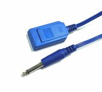 China Medical ESU Electrosurgical Patient Plate Cable 6.3 Monop Olar Negative Return Electrode for sale