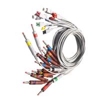 China 18 Lead Holter ECG Cable TPU ECG Leadwires 1.5 Meters Medical Consumables With Standard 10 Pin Connector for sale