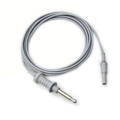 China Martin ESU Accessories 3m Monopolar Cable OEM / ODM With 4.0mm Plug for sale