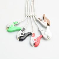 China 5 Lead ECG Cables And Leadwires Alligator Clip ECG Cable 0.9m Compatible With HP M1605A for sale