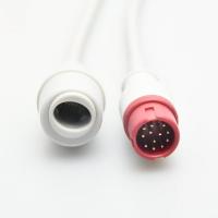 China ISO13485 Certified IBP Transducer Cable 2.8 Meter Pressure Cable 12 Pin for sale