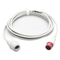 China 12 Pin IBP Transducer Cable 2.8 Meter IBP Cables For Transducer Edward Compatible for sale