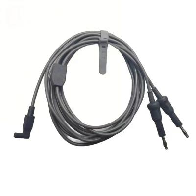 China ESU Accessories Bipolar Forceps Cord Silicone Reusable Forceps Cable For Storz for sale