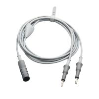 China ESU Accessories Reusable Silicone Universal Bipolar Cable for Bipolar Forceps US for sale