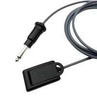 China 3m Patient Plate Cable Black Electrosurgical Cable REM Plate for sale
