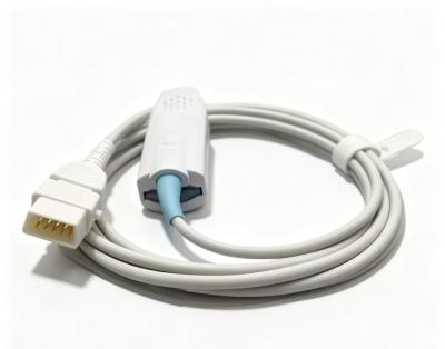 China Reusable SpO2 Probe Sensor 3 Meter SpO2 Finger Sensor Gray For Medical Monitoring for sale