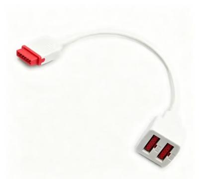 China OEM / ODM GE Blood Pressure Cable 0.35 Meter Transducer Adapter Cables for sale