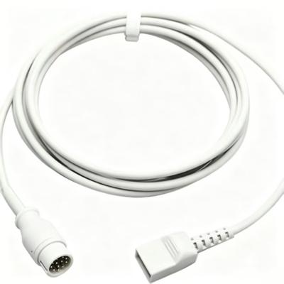China 12 Pin IBP Cable CE Certified IBP Adapter Cable 2.8 Meter Medical Consumables for sale