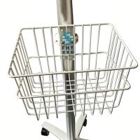 China Aluminum Alloy Medical Trolley Cart OEM / ODM Patient Monitor Stand for sale