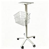 China Aluminum Alloy Medical Trolley Cart OEM / ODM Patient Monitor Stand for sale