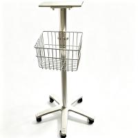 China Aluminum Alloy Medical Trolley Cart OEM / ODM Patient Monitor Stand for sale