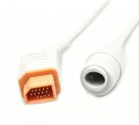 China 14 Pin IBP Transducer Cable ISO13485 Certified IBP Cable Nihon Kohden Reusable for sale