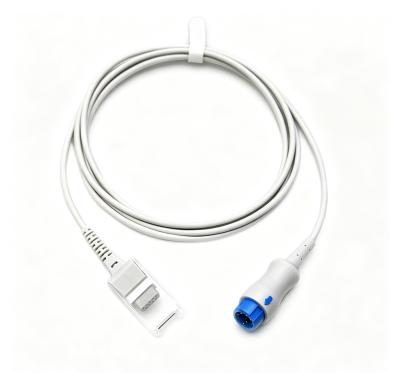 China 2.4m Reusable SPO2 Sensor 7 Pin To DB9 Pin SPO2 Sensor Extension Cable Compatible With Mindray T5 T8 for sale