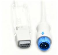 China 2.4m Reusable SPO2 Sensor 7 Pin To DB9 Pin SPO2 Sensor Extension Cable Compatible With Mindray T5 T8 for sale