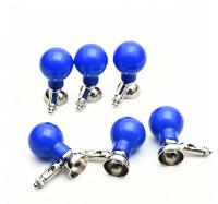 China Banana 4.0mm Reusable ECG Electrodes Paediatric Suction ECG Electrodes CE Certified for sale