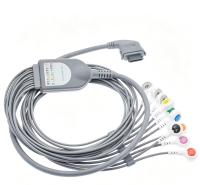 China Lightweight ECG Holter Cable Durable ECG Monitor Cable 10 Pin Connector For Heart Monitoring for sale