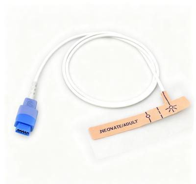 China 9 Pin Infant SpO2 Sensor Adult Infant Disposable Oximeter Sensor Compatible With GE Ohmeda 9 Pin for sale