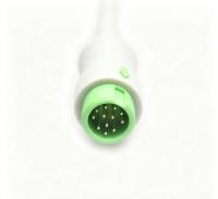China 12 Pin ECG Cables And Leadwires 5 Lead Mindray ECG Cable 2.4m For MidrayT5 for sale