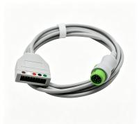 China 12 Pin ECG Cables And Leadwires 5 Lead Mindray ECG Cable 2.4m For MidrayT5 for sale