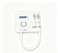 China Single Tube Blood Pressure Cuff 14cm - 20cm Disposable NIBP Cuff for sale