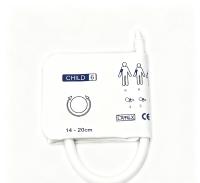 China Single Tube Blood Pressure Cuff 14cm - 20cm Disposable NIBP Cuff for sale