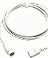 China OEM / ODM Pressure Transducer Cable CE Certified 12 Pin Cable Compatible With Comen for sale