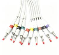 China IEC ECG Cables And Leadwires DB15 Nihon Kohden ECG Cable 10 Leads For Nihon Kohden for sale