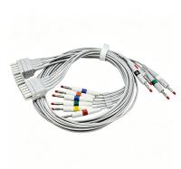 China CE Certified ECG Machine Patient Cable 1.2m Lead Shielded Cable For Mortara for sale