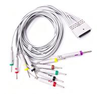 China 1.1m ECG Cables And Leadwires 10 Lead ECG Extension Cable CE Certified For Medex MECG200/300 for sale
