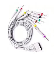 China 1.1m ECG Cables And Leadwires 10 Lead ECG Extension Cable CE Certified For Medex MECG200/300 for sale