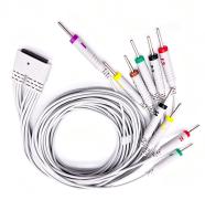China 1.1m ECG Cables And Leadwires 10 Lead ECG Extension Cable CE Certified For Medex MECG200/300 for sale