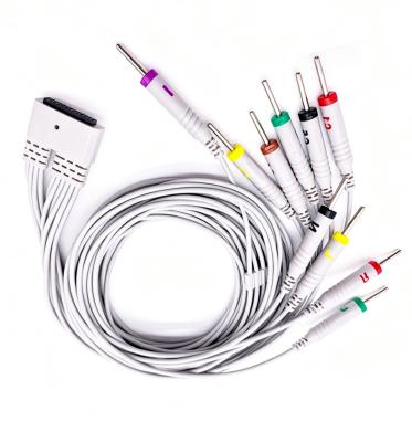 China 1.1m ECG Cables And Leadwires 10 Lead ECG Extension Cable CE Certified For Medex MECG200/300 for sale