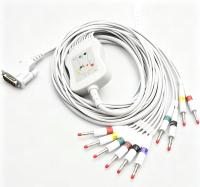 China DB15 ECG Cables And Leadwires AHA ECG Trunk Cable 3m For Schiller AT3/AT5/AT6/AT10/AT60 for sale