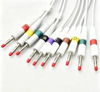 China DB15 ECG Cables And Leadwires AHA ECG Trunk Cable 3m For Schiller AT3/AT5/AT6/AT10/AT60 for sale