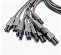 China IEC ECG Cables And Leadwires Grabber Medical Cables 10 Lead Compatible Norav 1200 for sale