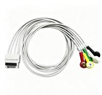 China AHA ECG Cables And Leadwires 16 Pin ECG Machine Cable Compatible With BLT H300 for sale