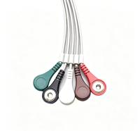 China 19 Pin Holter ECG Cable 1.25m ECG Accessories 5 Lead Compatible Biocare IH-12PLUS for sale