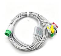 China Grabber ECG Cables And Leadwires CE Certified Monitor Cable 12 Pin Compatible Biolight for sale