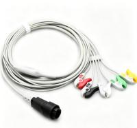 China CE Certified ECG Patient Cable 13 Pin ECG Lead Wires 3.2m Compatible With Saadat S630/S740/S1600/SI800 for sale