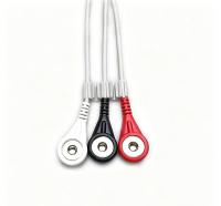 China 3.2m Bionet ECG Cable 12 Pin 3 Lead ECG Cable AHA For Bionet BM5 for sale