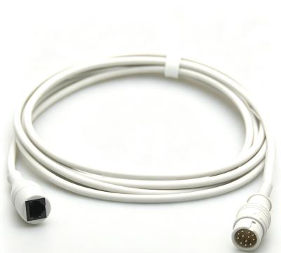China 3.3 Meter IBP Transducer Cable OEM / ODM Blood Pressure Cable for sale